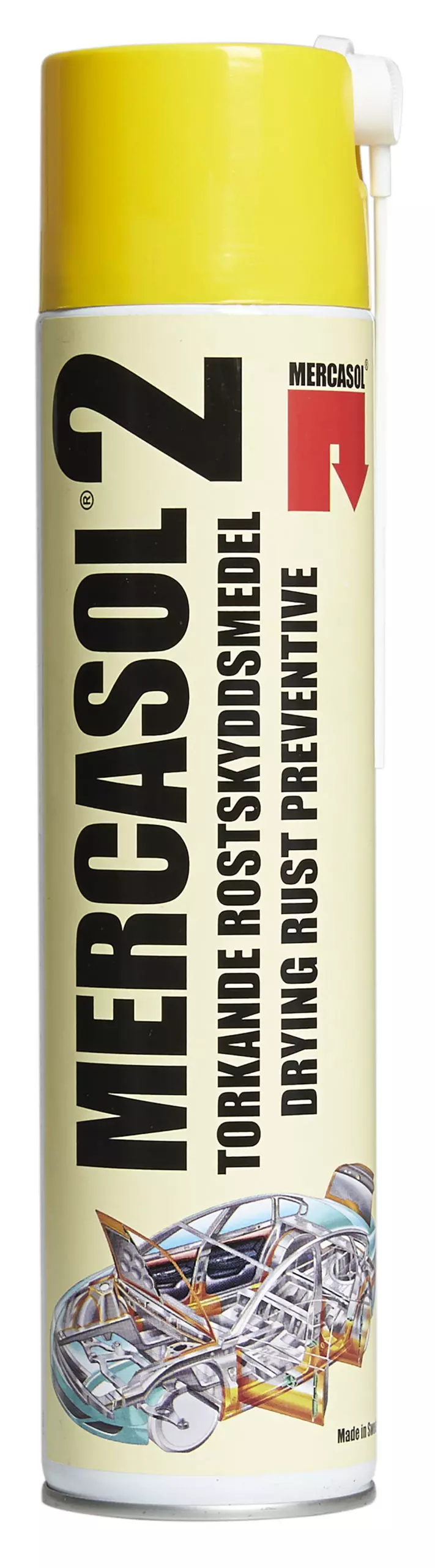 Mercasol 2 transperant spray 600ml - Bilpleiesenteret Larvik AS