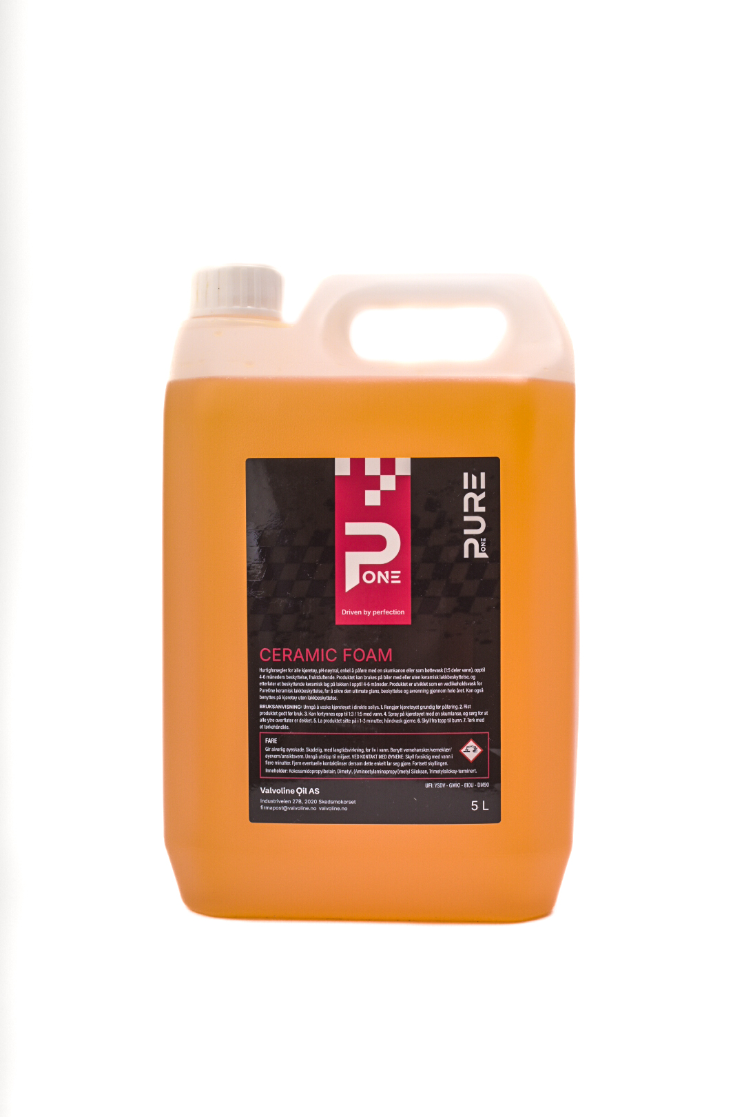 PureOne Ceramic Foam 5 l - Bilpleiesenteret Larvik AS